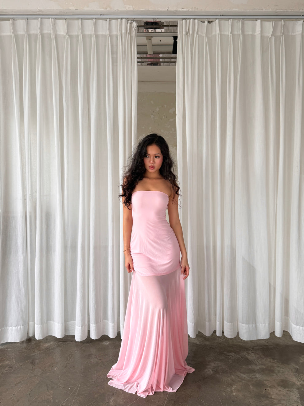 Amelia dress - Legs see through maxi – Bonita Rosabelle