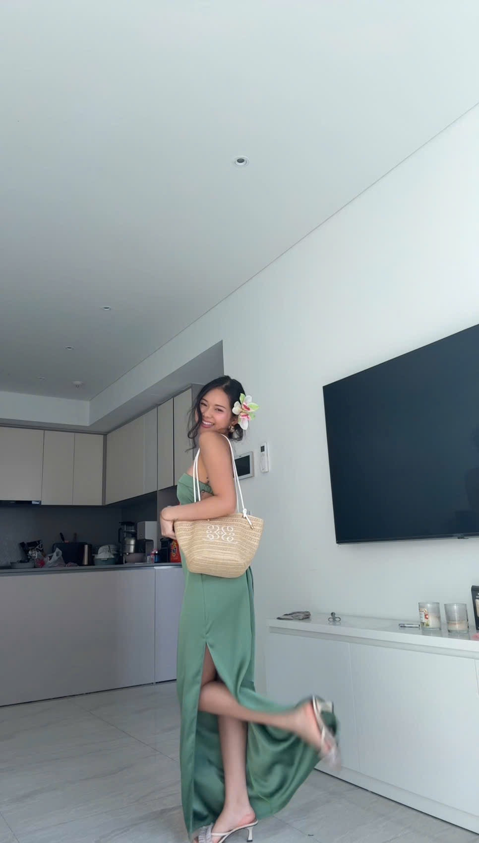 Maxi silk dress – Bonita Rosabelle